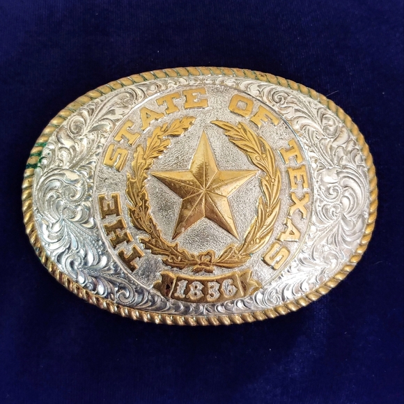 Crumrine | Accessories | Vintage Crumrine State Of Texas Bronze ...